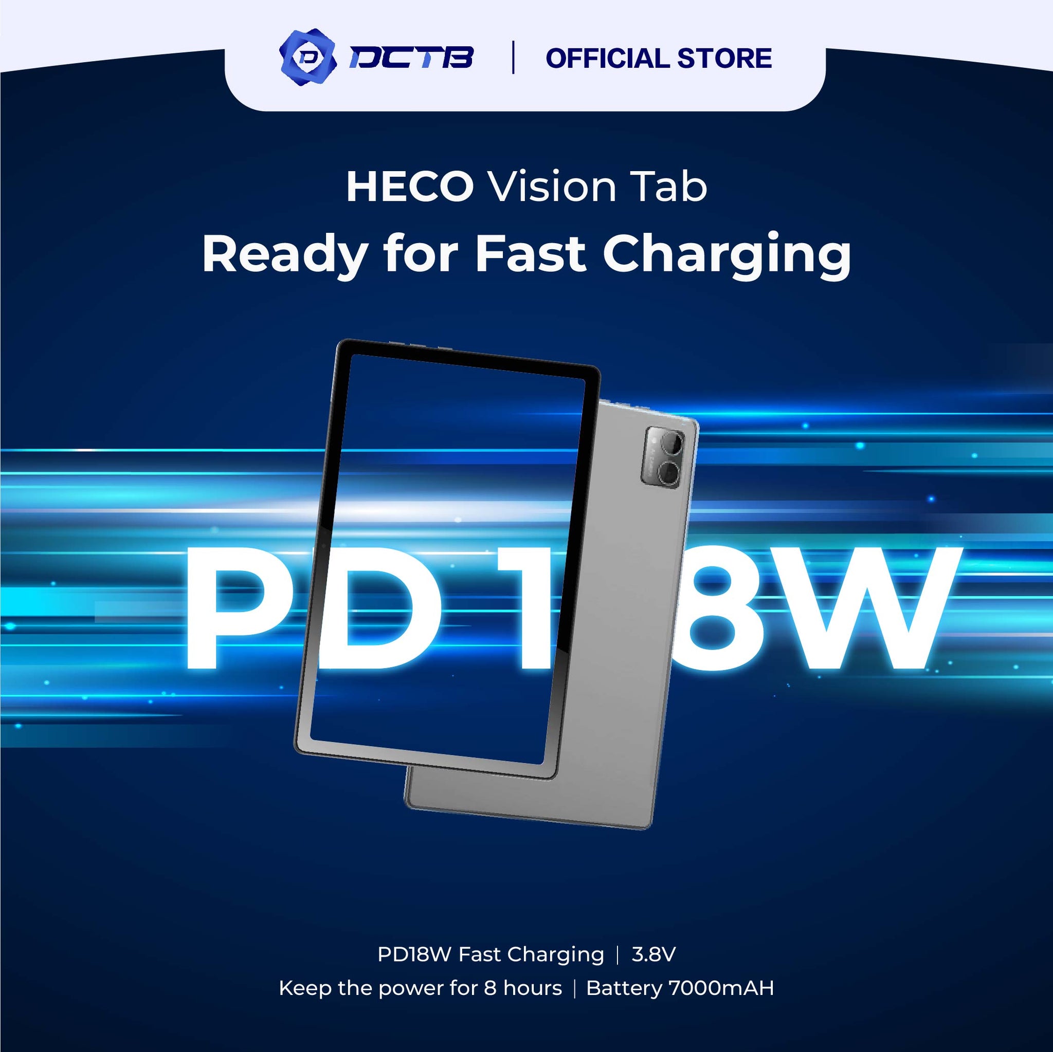 HECO VisionTab 10.36" Tablet | Wifi + LTE | 8GB Ram +128GB Storage | 2