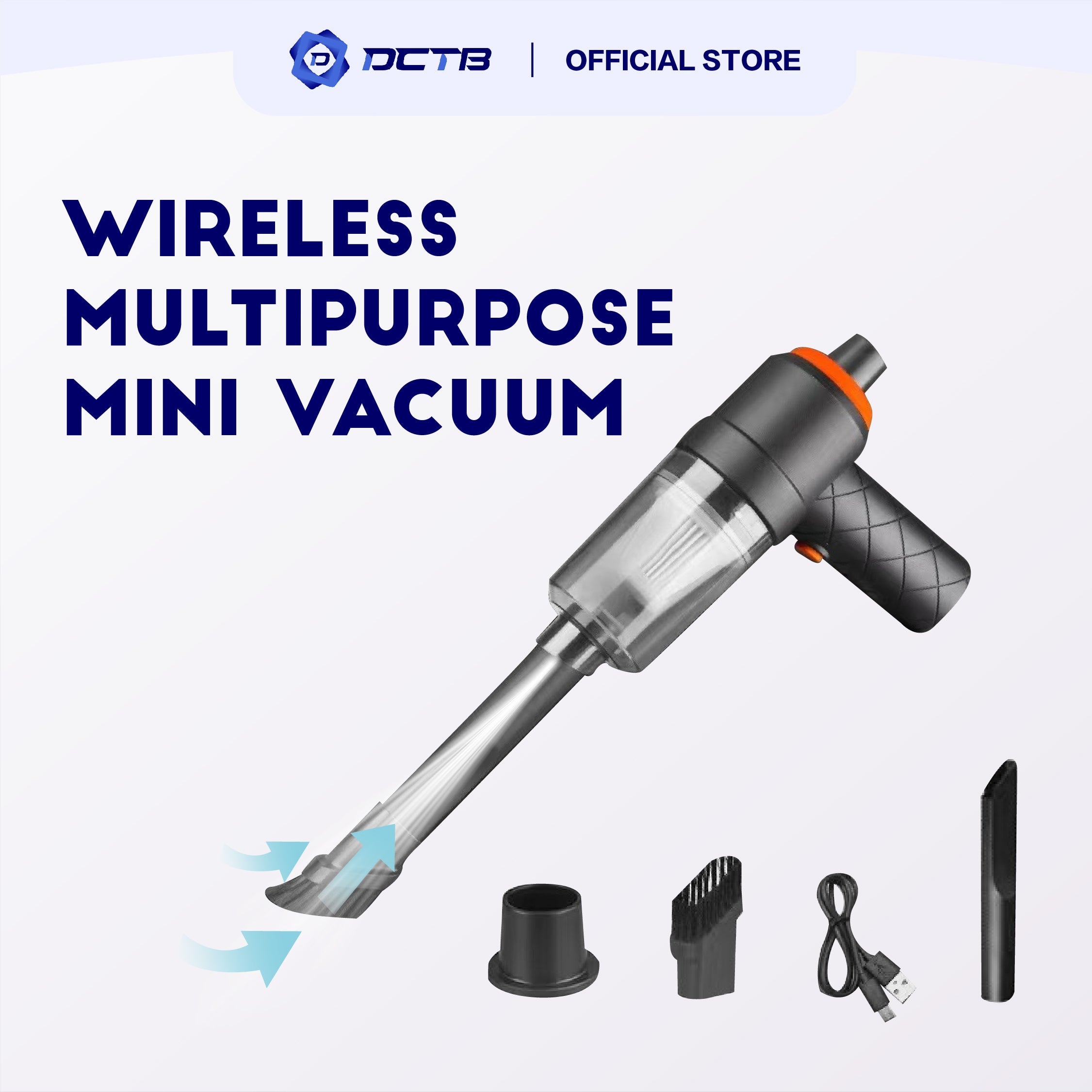 Wireless Cordless Multipurpose 3 In 1 Mini Vacuum